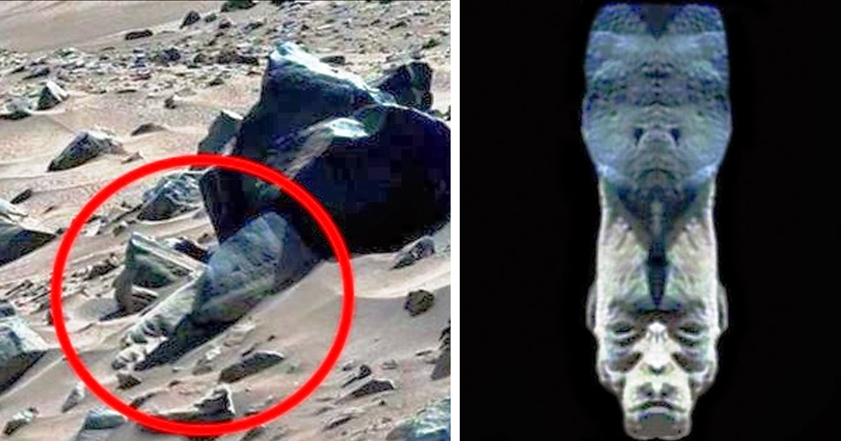 This Mysterious Toltec Face Was Discovered On Mars... – The Little ...